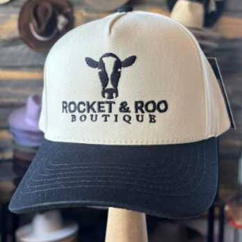 "Rocket and Roo" Embroidered Trucker Hat – Rocket & Roo Boutique
